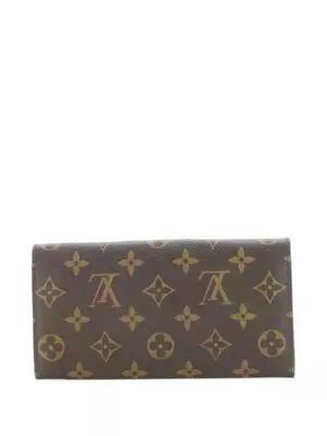 LOUIS VUITTON Emilie Wallet Monogram Canvas Small Wallets - Red