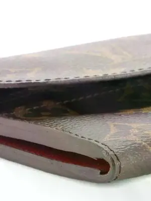 LOUIS VUITTON Emilie Wallet Monogram Canvas Small Wallets - Red