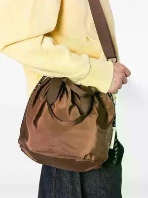 AY STUDIOS Drawstring-fastening Tote Bag - Brown