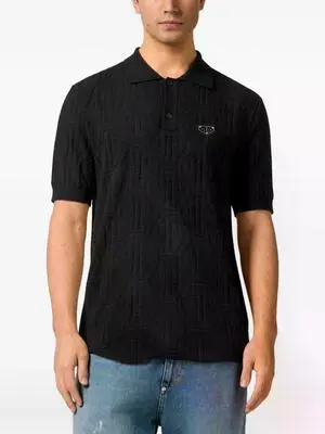 Philipp Plein Jacquard-monogram Polo Shirt