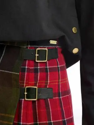 Barbour Gillian Tartan Pleated Mini Skirt
