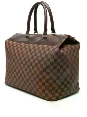 LOUIS VUITTON 2003 Damier Ebene Greenwich Pm Travel Bag