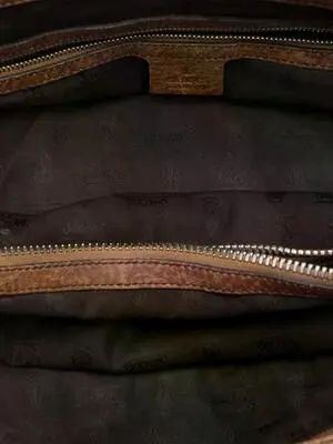 Gucci 2016-2026 Medium Gg Canvas Bamboo Libeccio Tote Bag