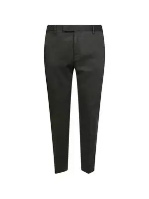 PT TORINO Belt-loop Tapered Trousers - Brown