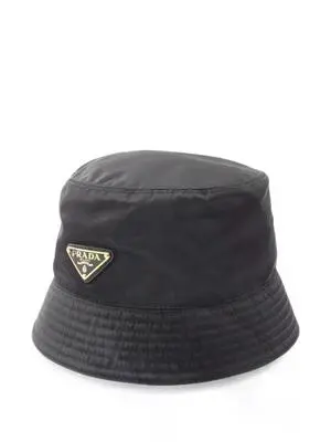 Prada 2010s Re-nylon Bucket Hat - Black
