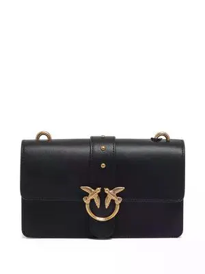 Pinko Small Love Bag One Leather Shoulder Bag With New Buckle