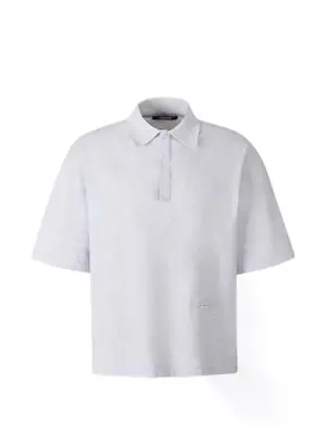 Jacquemus Logo-patch Polo Shirt - Grey