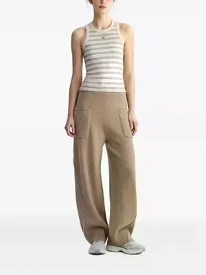 Maison Kitsuné Baby Fox Striped Tank Top
