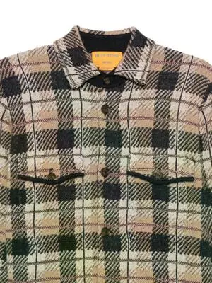 Guest In Residence Check-pattern Cashmere Shirt