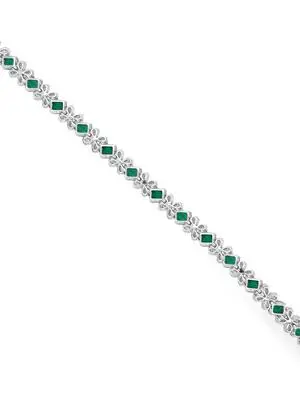 HYT JEWELRY Emerald And Diamond Bracelet