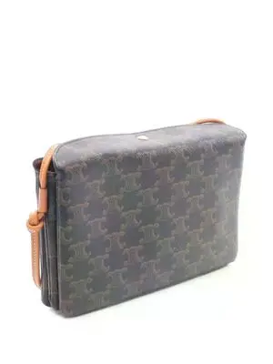 Celine Trio Triomphe-canvas Cross Body Bag