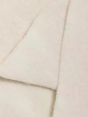 Maison Kitsuné Fringed Logo-patch Scarf