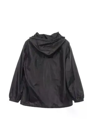 Celine 2010s Logo Hooded Jacket - Black