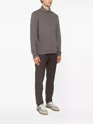 Herno Long-sleeve Polo Shirt - Grey