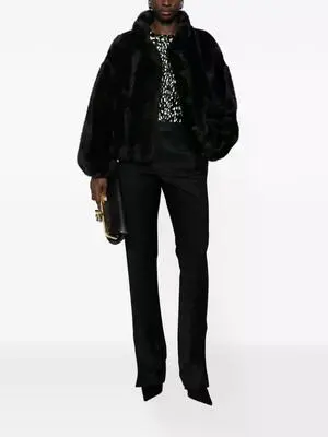 Sportmax Flat-front Trousers - Black