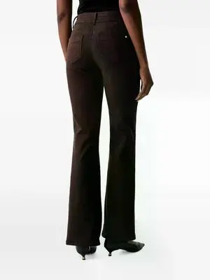 MORGAN Button-embellished Flared Jeans