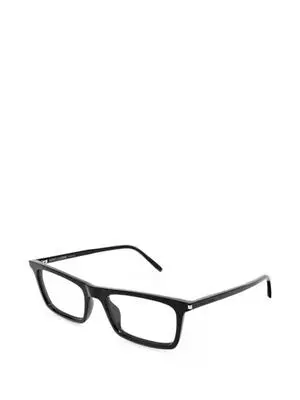 Saint Laurent Betty Rectangle-frame Glasses - Black