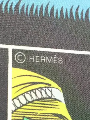 Hermès 2020s Dress Code Silk Scarf - Black