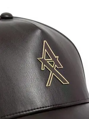 Armani Exchange Logo-plaque Baseball Cap - Brown