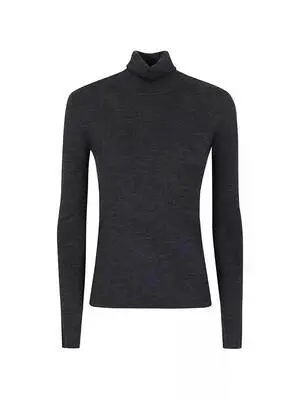 P.a.r.o.s.h Ribbed-knit Roll-neck Sweater - Grey