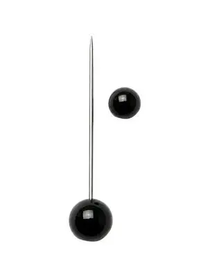 Emporio Armani Pearl-effect Sphere Brooch
