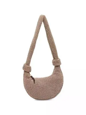MOS MOSH Mmcia Fleece-texture Shoulder Bag - Neutrals