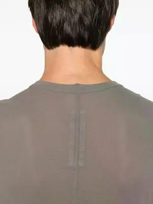 Rick Owens Longline Ribbed-cuff T-shirt - Grey
