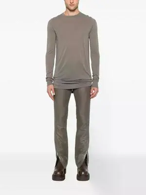 Rick Owens Longline Ribbed-cuff T-shirt