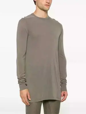 Rick Owens Longline Ribbed-cuff T-shirt