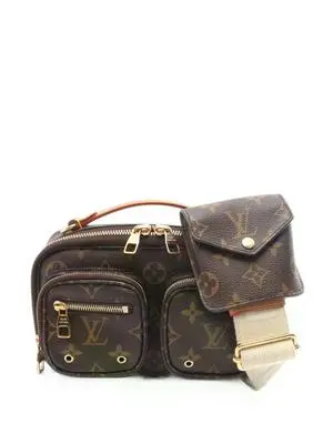 LOUIS VUITTON 2010s Monogram Utility Tote Bag - Brown