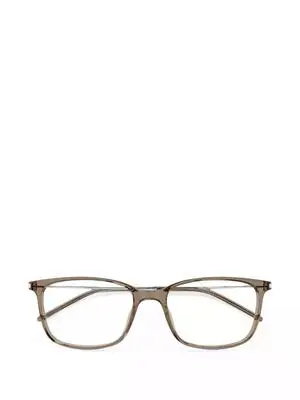 Saint Laurent Rectangle-frame Glasses - Neutrals