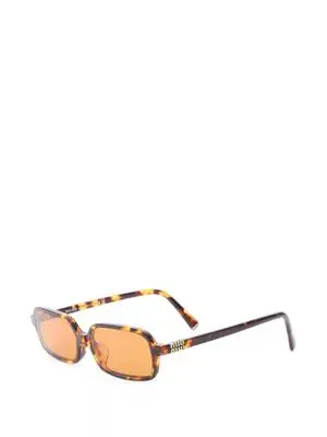 Miu Miu 2010s Tortoiseshell-effect Sunglasses