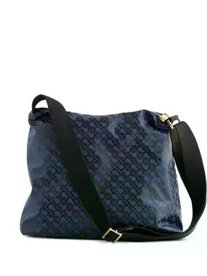 GHERARDINI Monogram-print Shoulder Bag - Blue