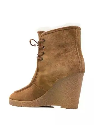 Isabel Marant Étoile Cylia Lace-up Wedge Ankle Boots