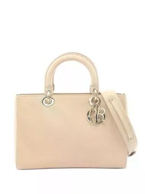 Dior 2010s Medium Lady D-sire Tote Bag - Neutrals