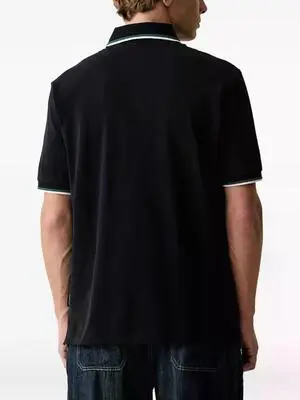 Armani Exchange Logo-embroidered Polo Shirt