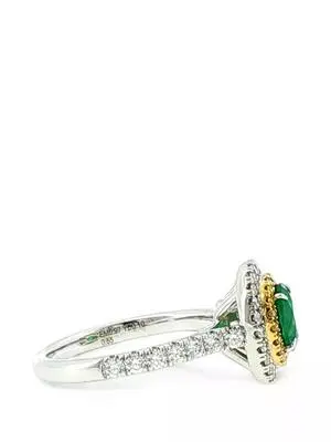 HYT JEWELRY Emerald And Diamond Ring