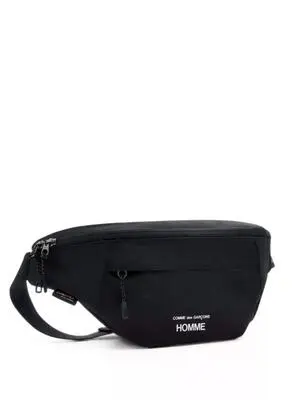 Comme Des Garçons Logo-print Belt Bag - Black