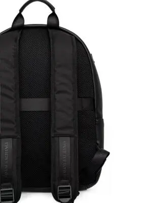 Armani Exchange Logo-patch Panelled Backpack