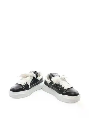Miu Miu 2010s Logo Leather Sneakers