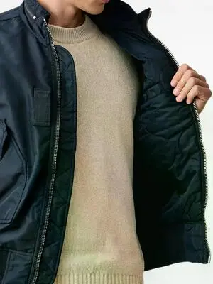Alpha Industries Logo-patch Bomber Jacket
