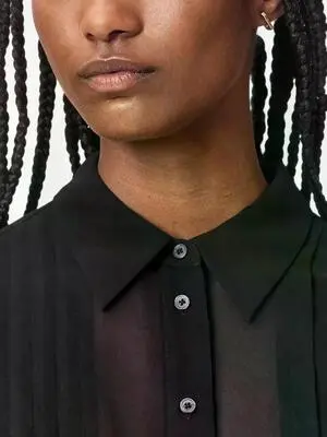 ALLSAINTS Ruffled Pleated Blouse