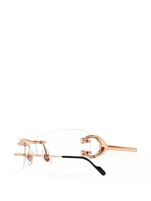 Cartier C De Rimless Glasses