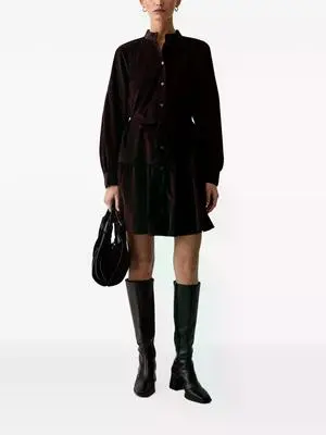 Marc O'polo Corduroy Tiered Mini Shirt Dress