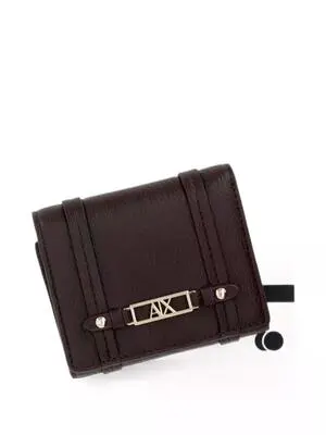 Armani Exchange Logo-plaque Pebbled-effect Wallet