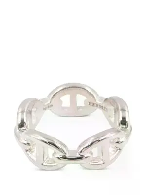 Hermès 2020s Enchene Pm Ring - Silver