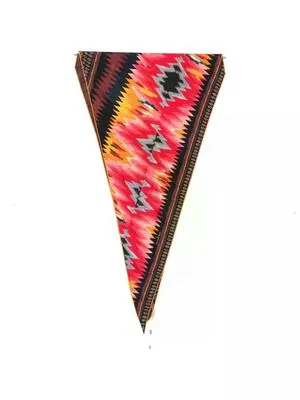 PIERRE-LOUIS MASCIA Geometric-print Scarf