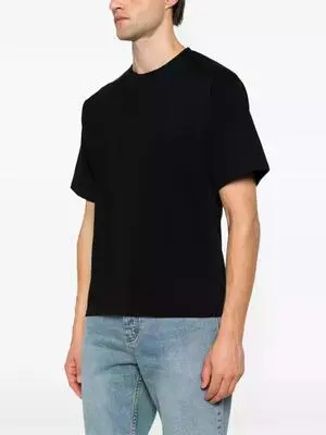 Saint Laurent Cassandre-embroidered T-shirt