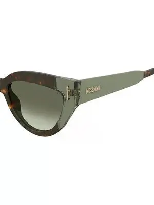 Moschino Tortoiseshell-effect Cat-eye Frame Sunglasses