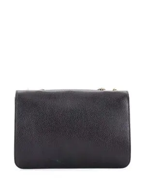 Gucci Interlocking Leather Medium Shoulder Bag - Black